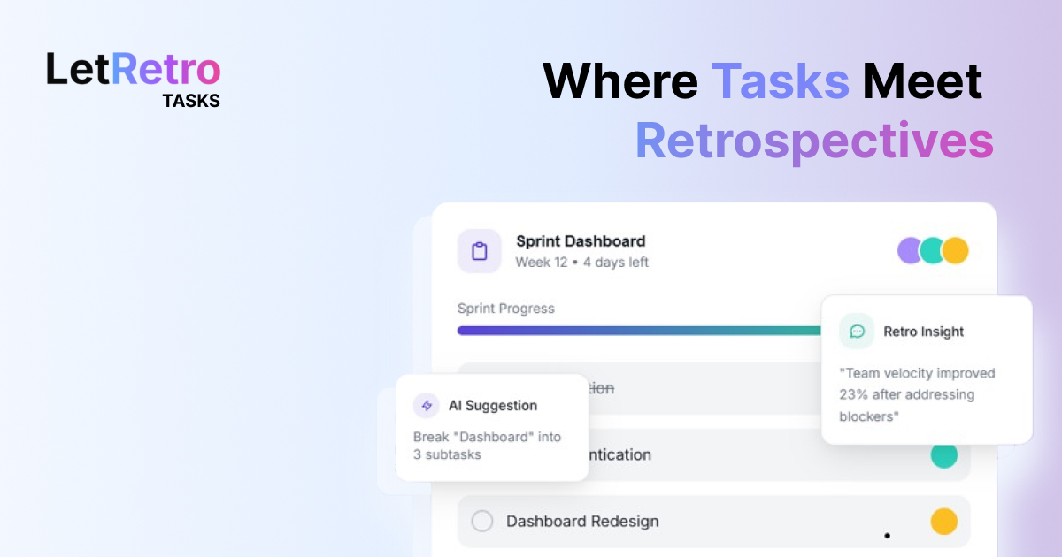 Tasks – LetRetro: Action Items That Drive Progress
